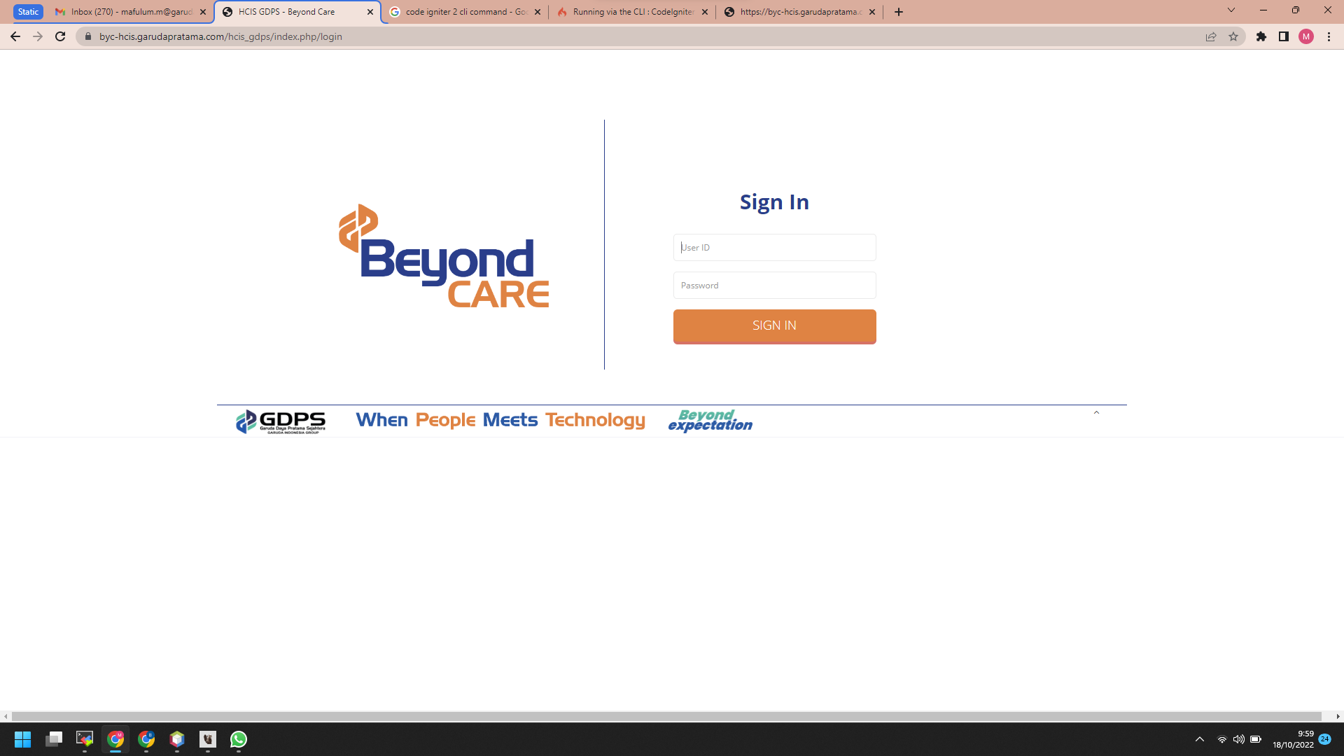 Beyond Care Demo - PT GDPS